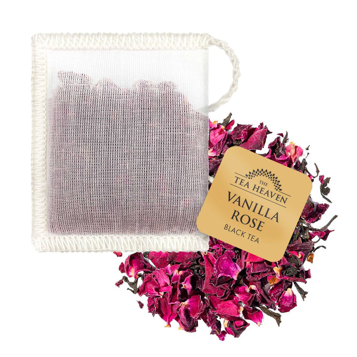 Vanilla Rose Mini Tea Bag Canister – HENNY FAIRE Co.